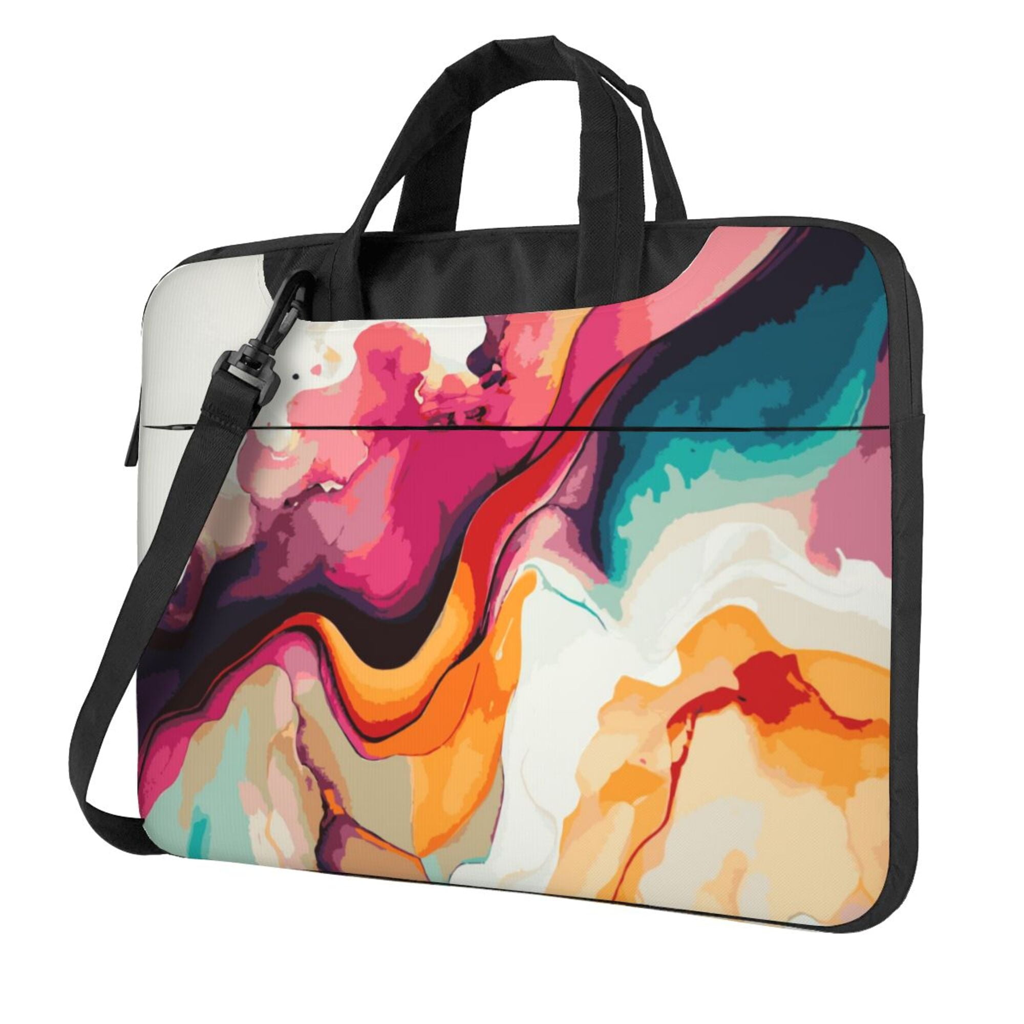 PUREYAH Laptop Case Bag with Compartments for Women, Marble ...