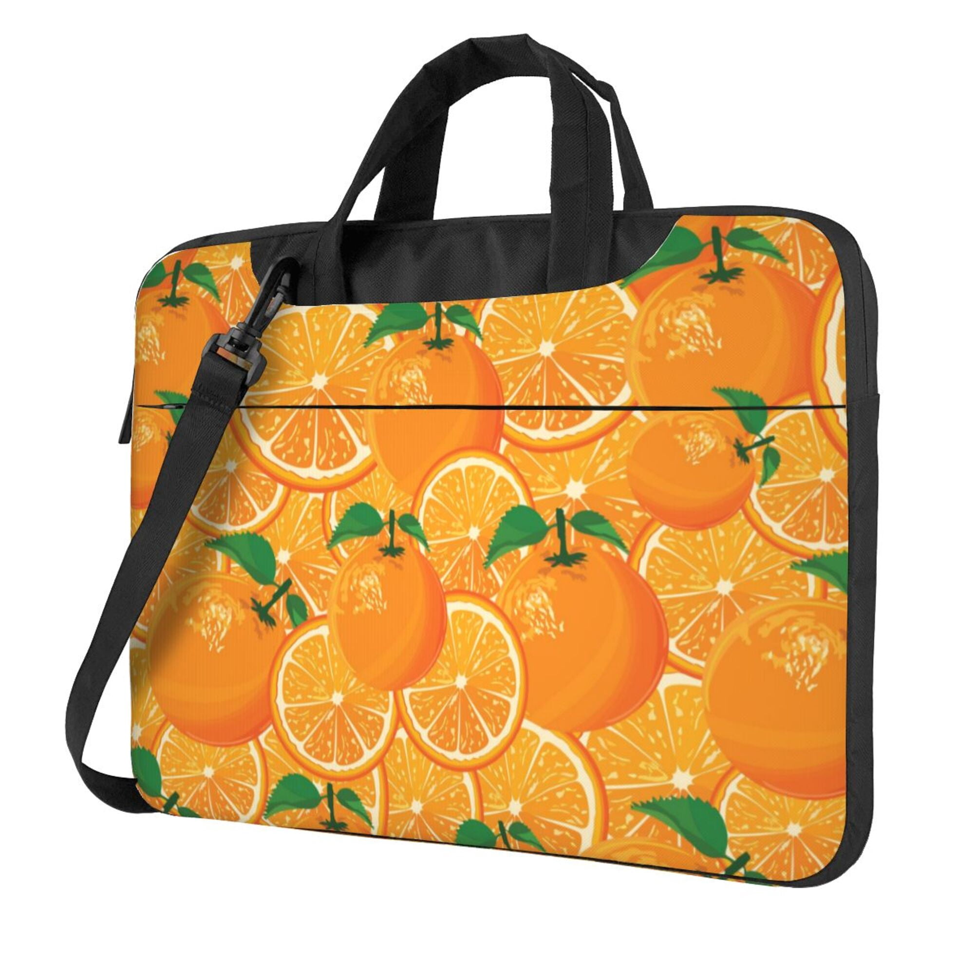 PUREYAH Laptop Case Bag with Compartments for Women, Oranges Sweet ...