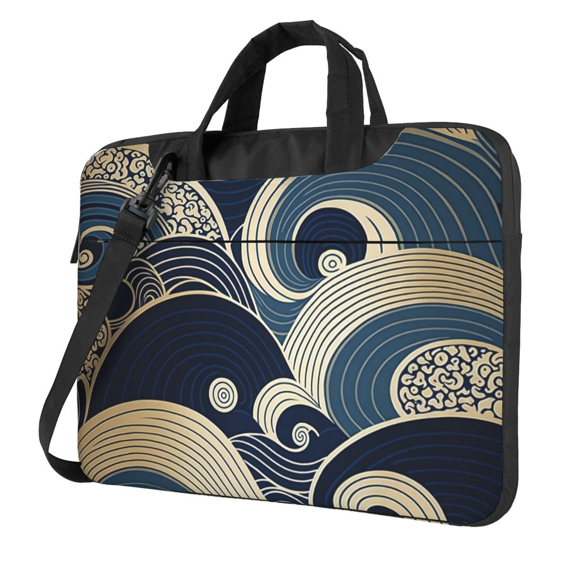 PUREYAH Laptop Case Bag with Compartments for Women, Traditional Simple ...