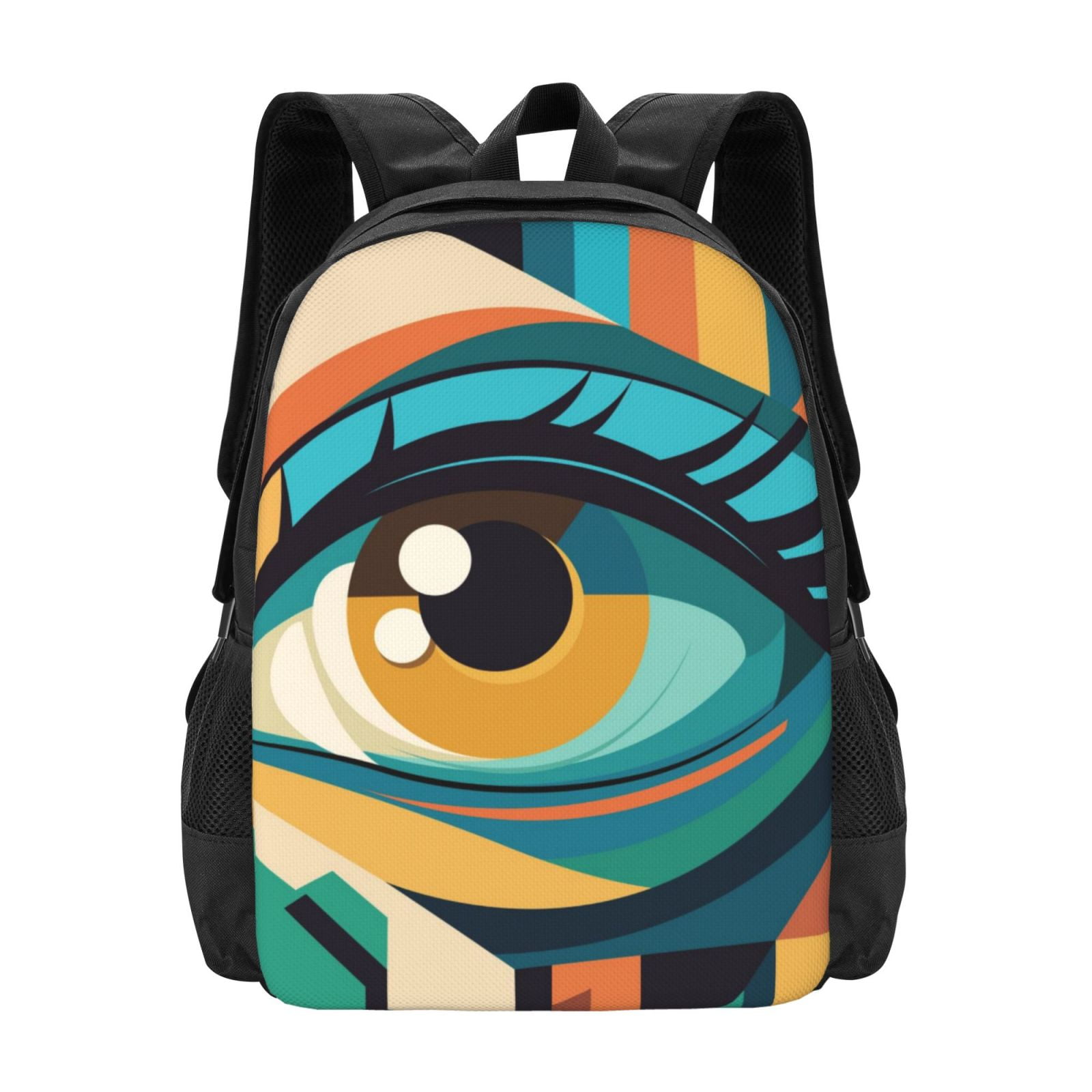 PUREYAH Lightweight Travel Backpack, Simple Modern Abstract Color ...