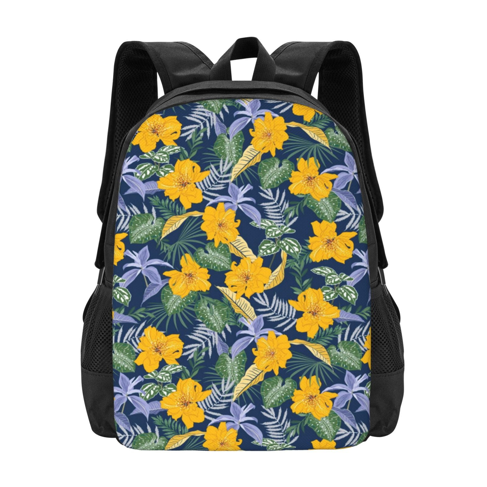 PUREYAH Lightweight Travel Backpack, Simple Modern Cartoon Daisy Yellow ...