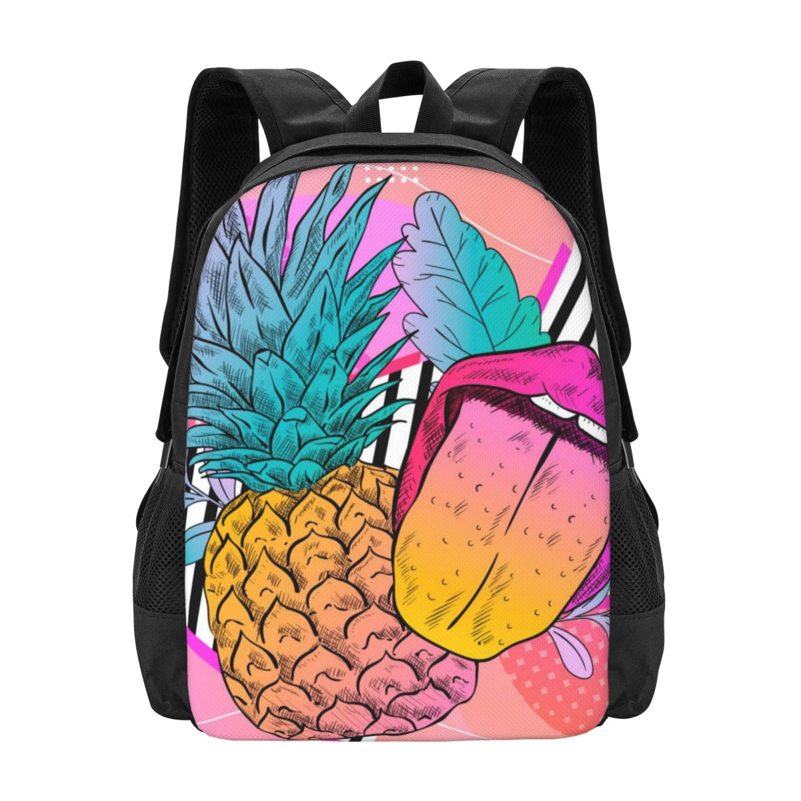 PUREYAH Lightweight Travel Backpack, Simple Modern Gradient Pineapple ...