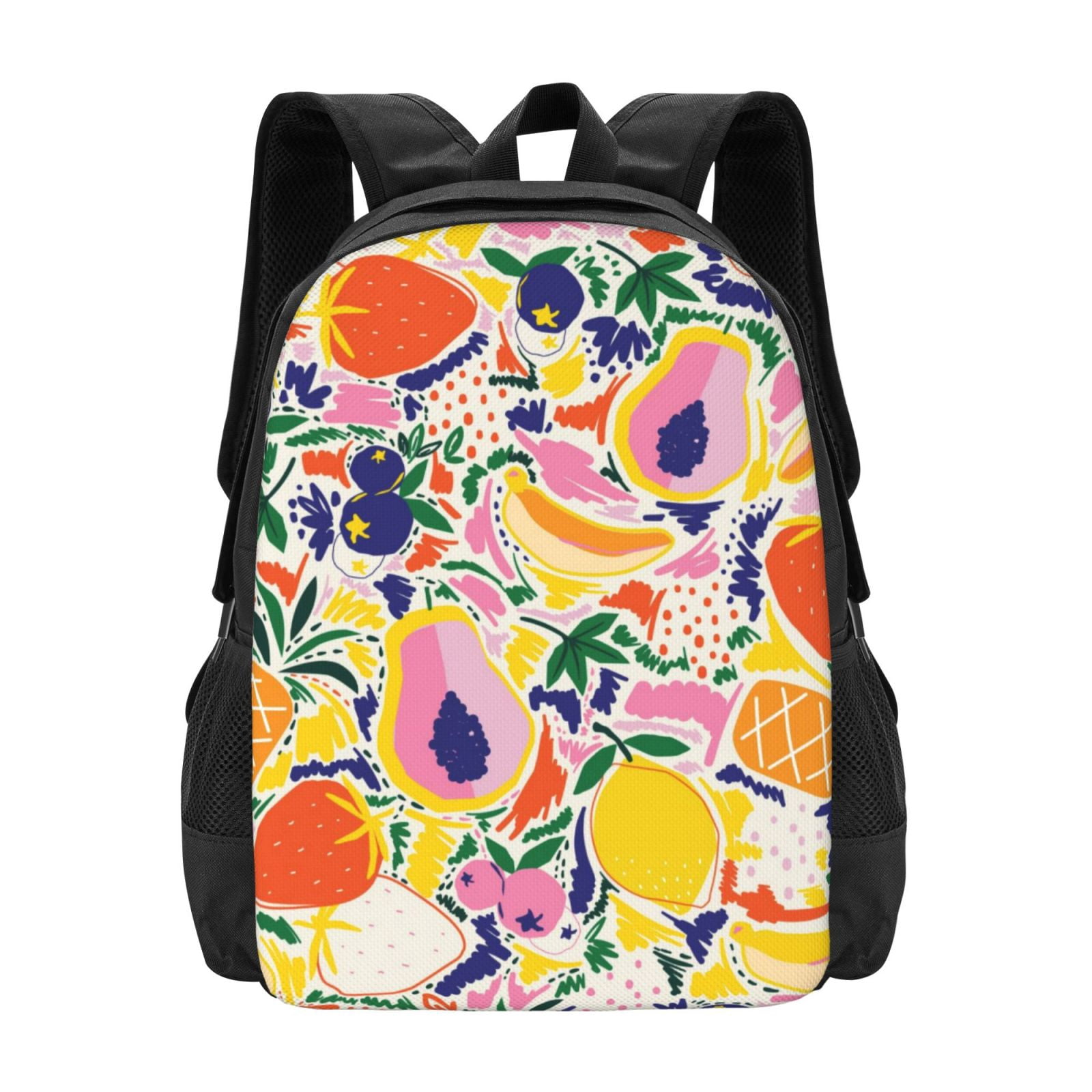 PUREYAH Lightweight Travel Backpack, Simple Modern Orange Lemon Fruits ...