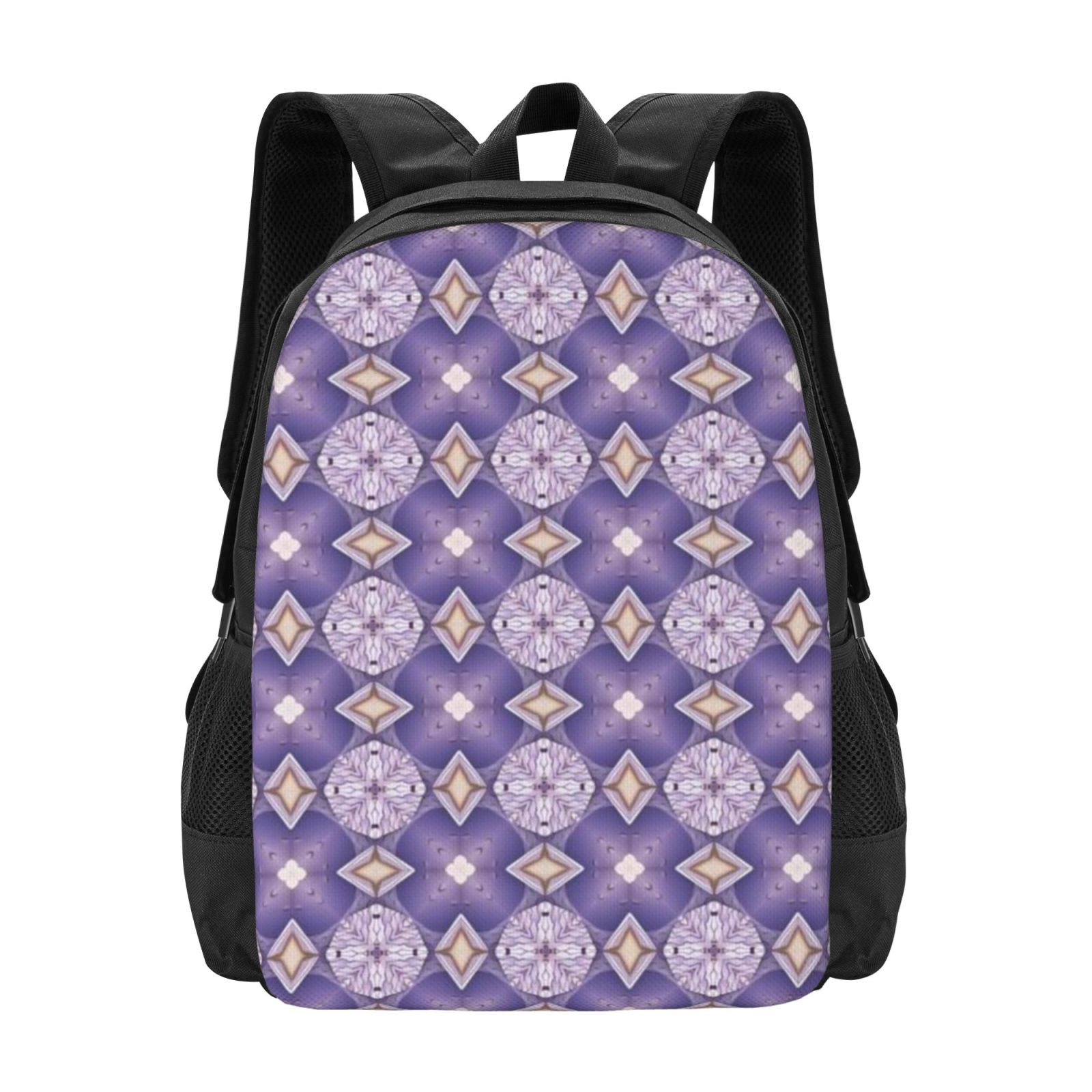 PUREYAH Lightweight Travel Backpack, Simple Modern Purple Seamless ...