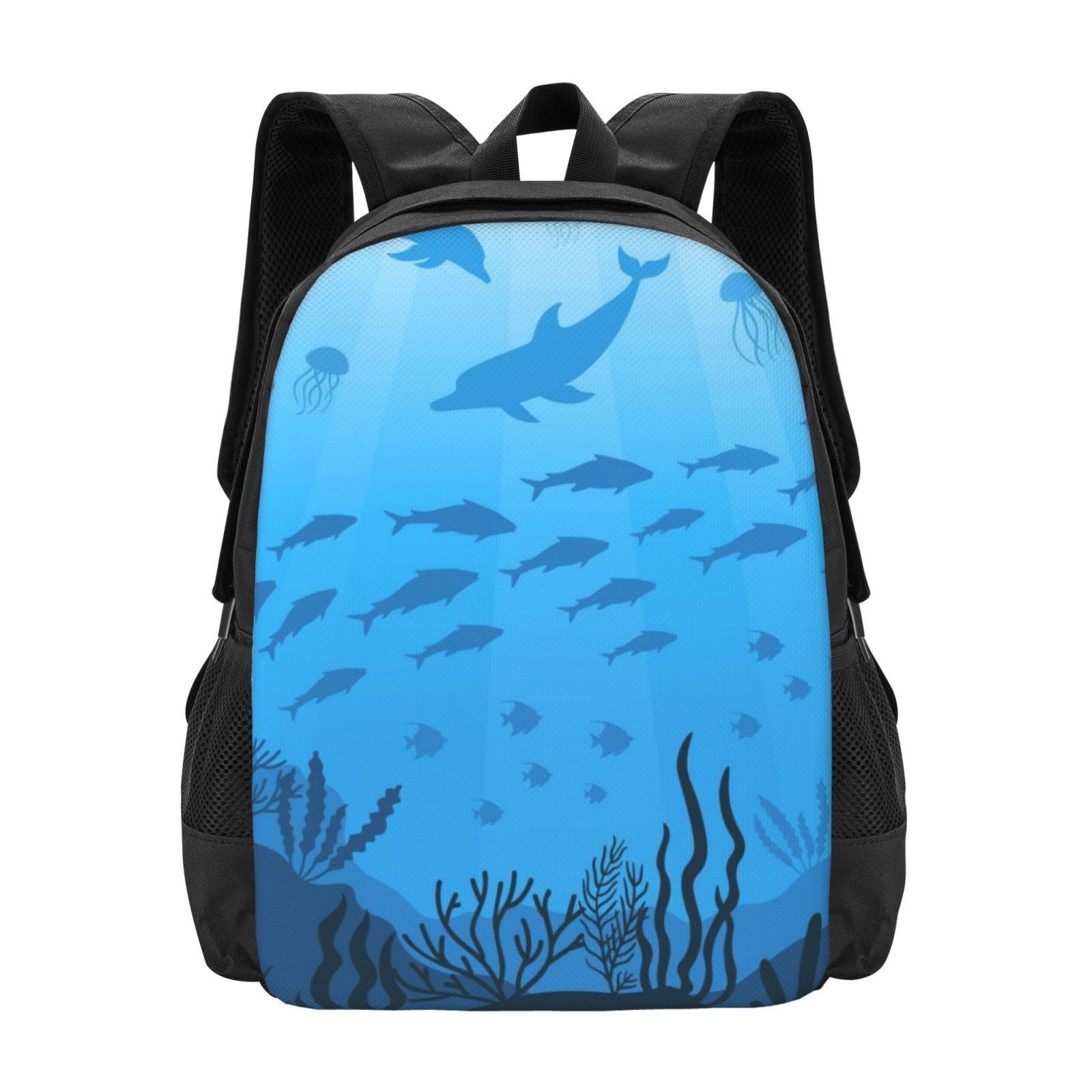 PUREYAH Lightweight Travel Backpack, Simple Modern Underwater Cartoon ...