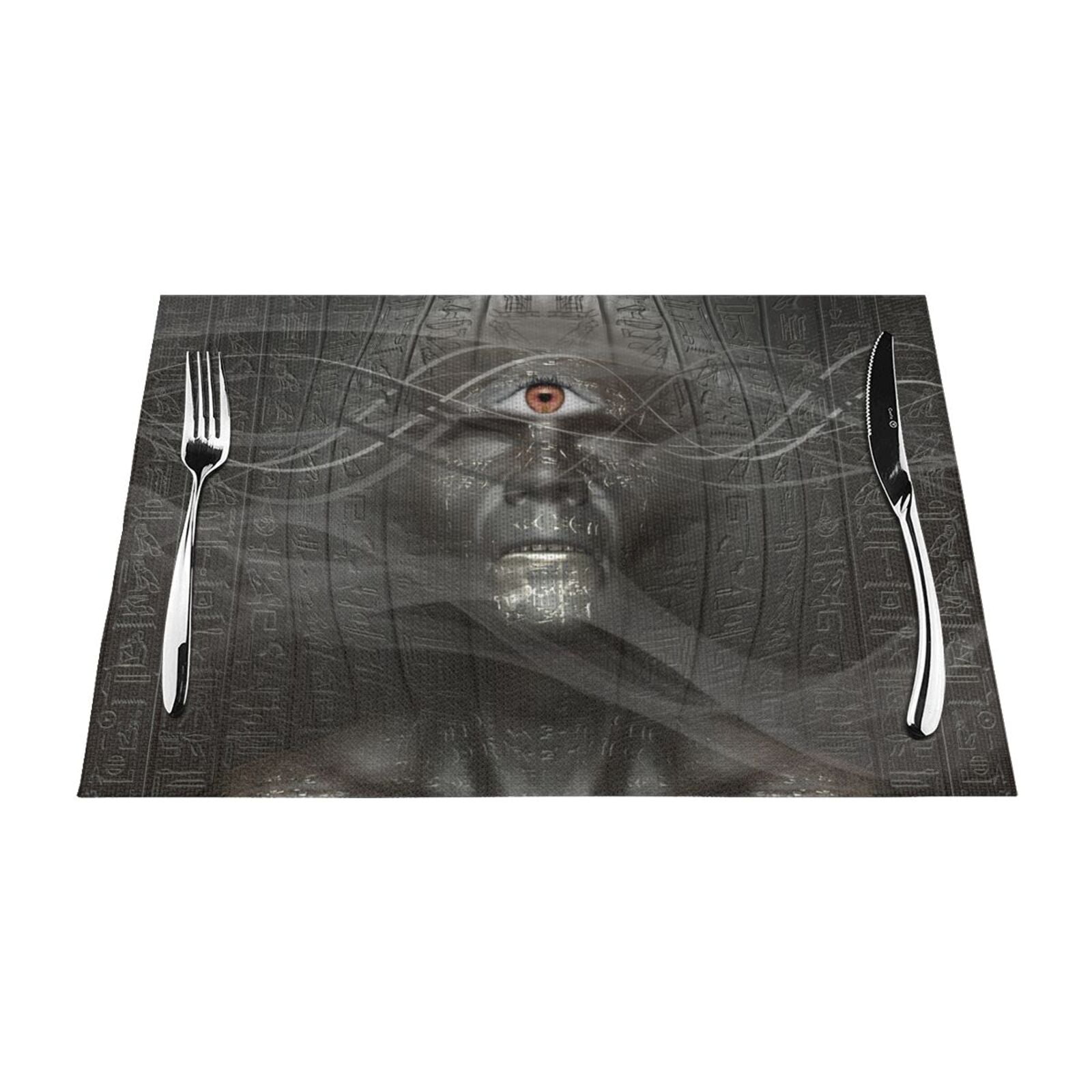 PUREYAH Table Placemats Set of 6 PCS , Washable Heat Resistant ...