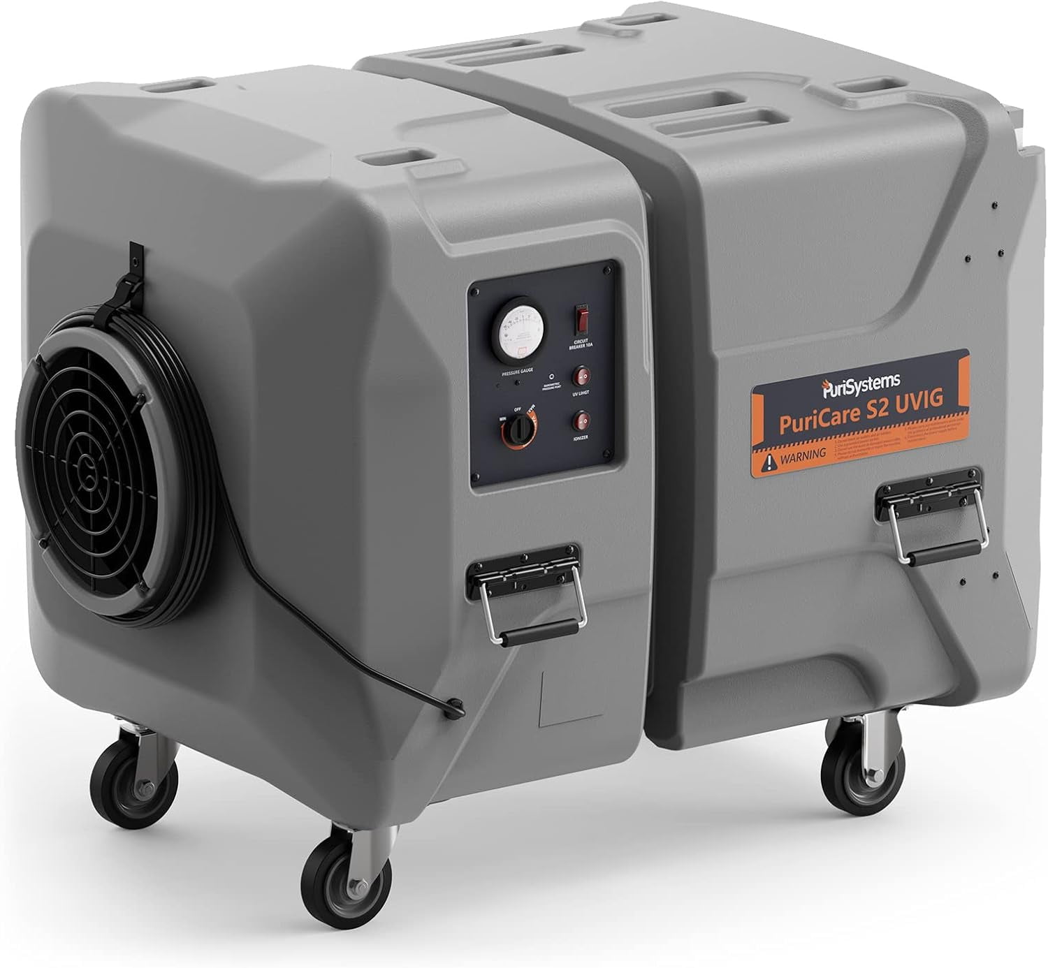 PURISYSTEMS 2000 CFM Industrial Air Filtration System, 4 Stage ...