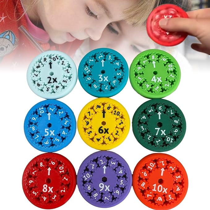 PURJKPU Math Fidget Spinners, Math Fact Fidget Spinners, This Is for ...