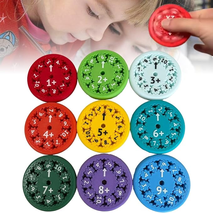 PURJKPU math fidget spinners multiplication fidget toy math toys math ...