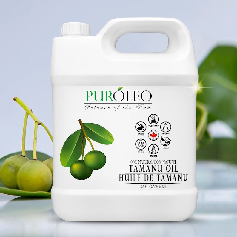 PUROLEO Tamanu Oil 32 Fl Oz/946 ML (Packed In Canada) 100% Pure ...