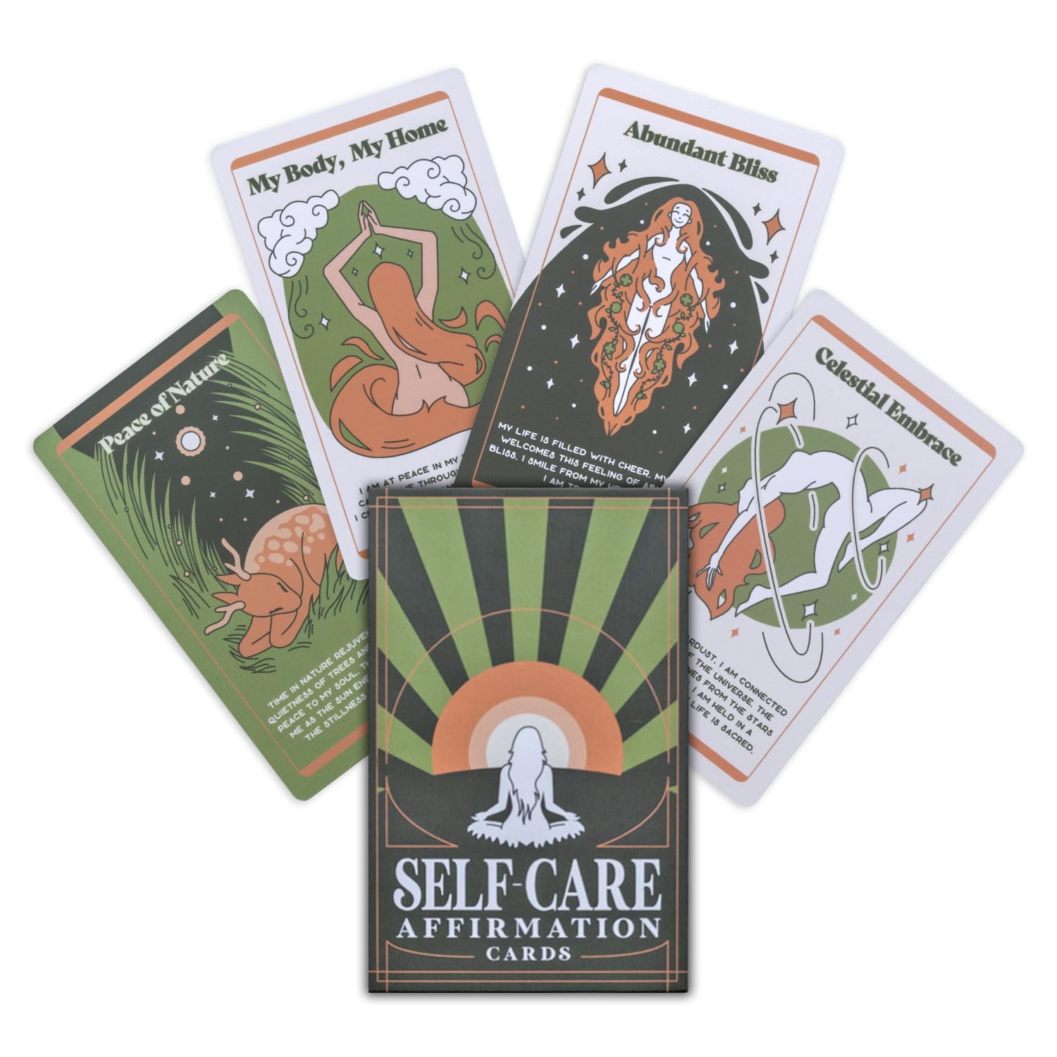 PURPLE CANYON Self Care Affirmation Cards | Positive Affirmations Cards ...