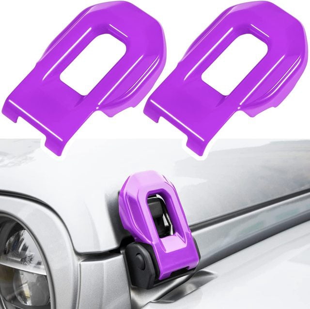 PURPLE-Car Engine Hood Lock Latch Latches, Decoration Cover Trim for ...