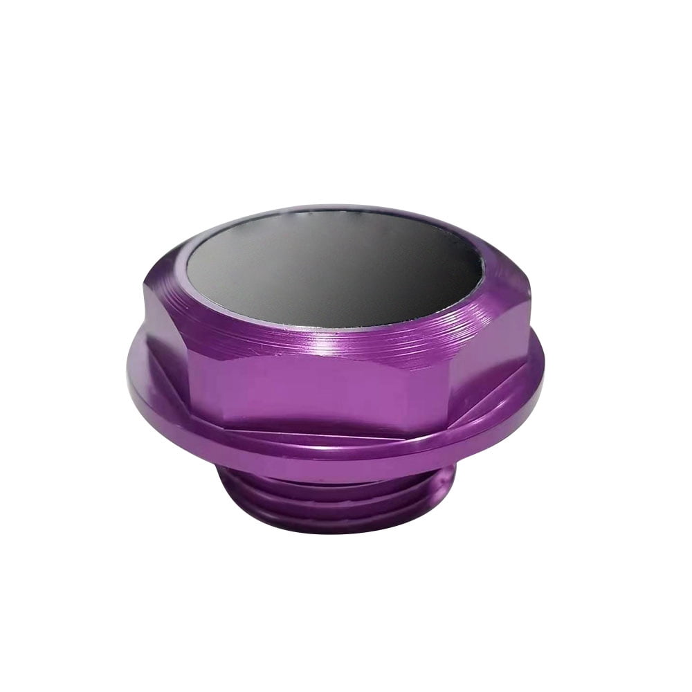 PURPLE-Car Oil Tank Cap Aluminum Racing Engine Oil Filler Cap Oil Tank ...