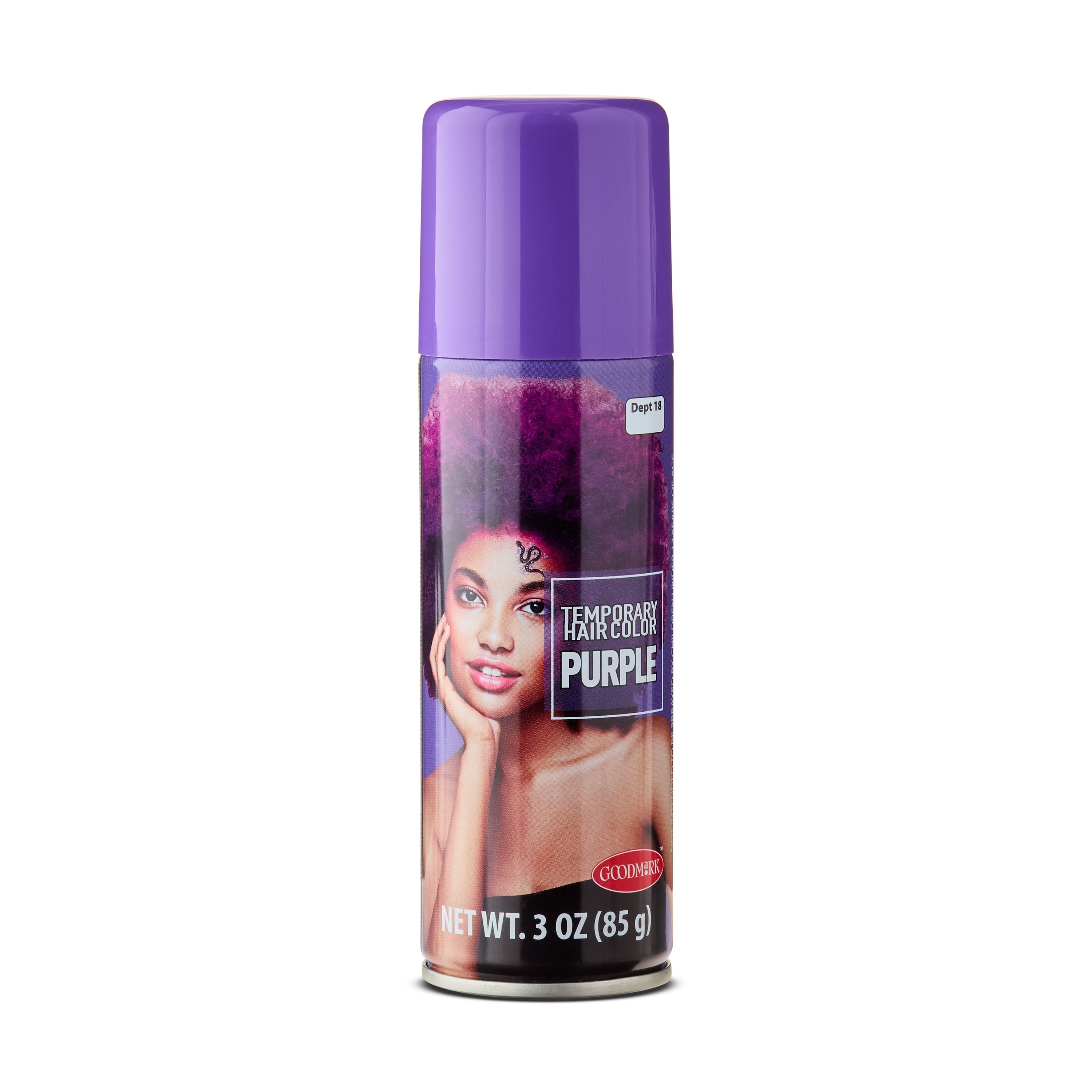 Temporary Hair Color Spray, Purple, 3oz, Halloween Make-Up for Adults ...