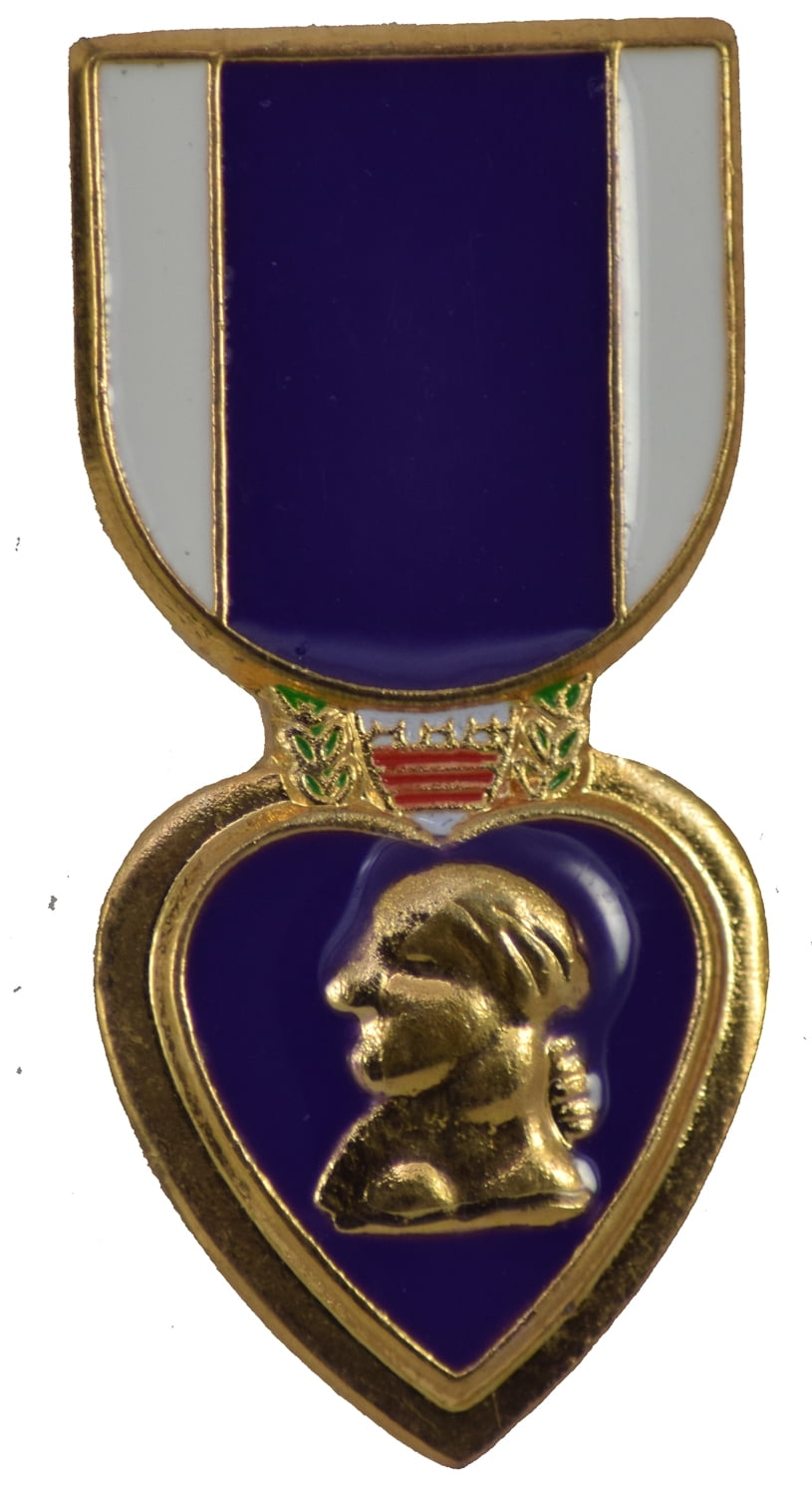 PURPLE HEART HAT PIN - Walmart.com