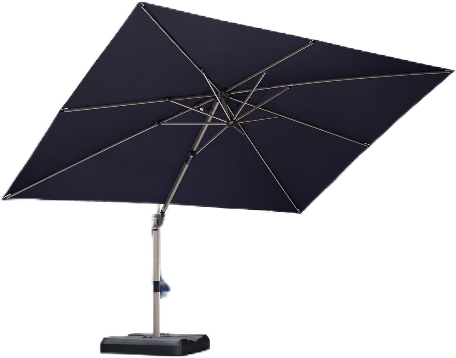 PURPLE LEAF 9 × 11 FT Patio Umbrella, Outdoor Large Rectangular ...