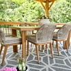 PURPLE LEAF 11-Piece Patio Dining Set for 10, Outdoor Table and Wicker ...