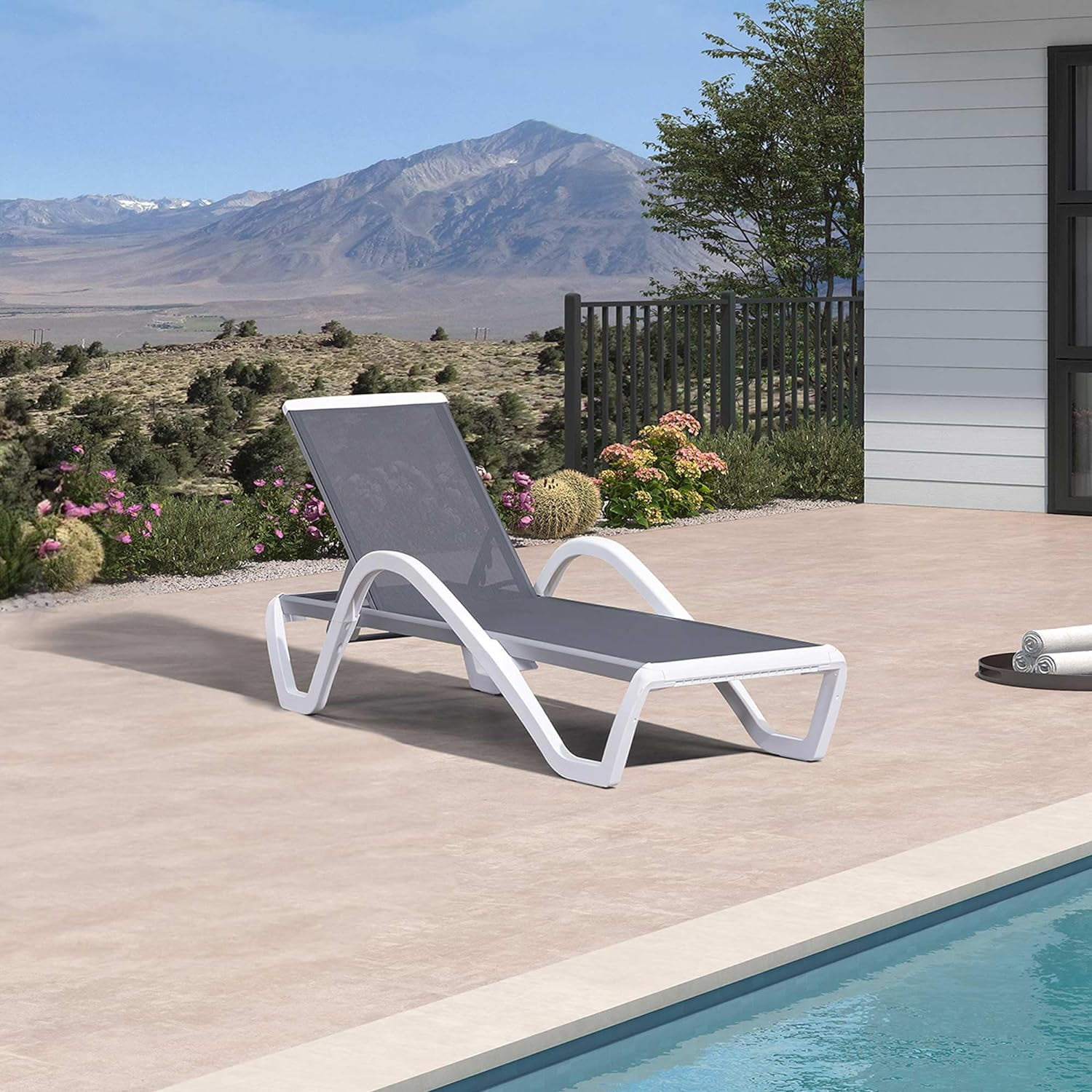Plastic sun lounger store