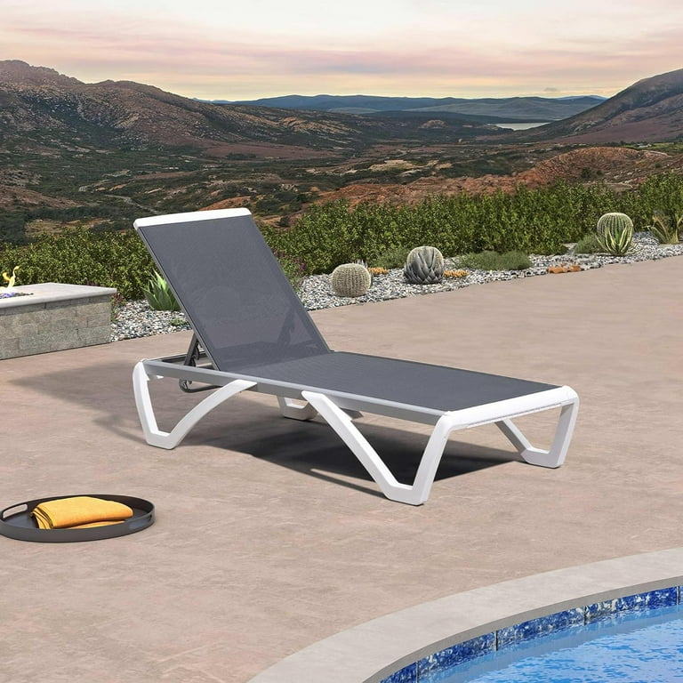 Plastic sunbathing chair store