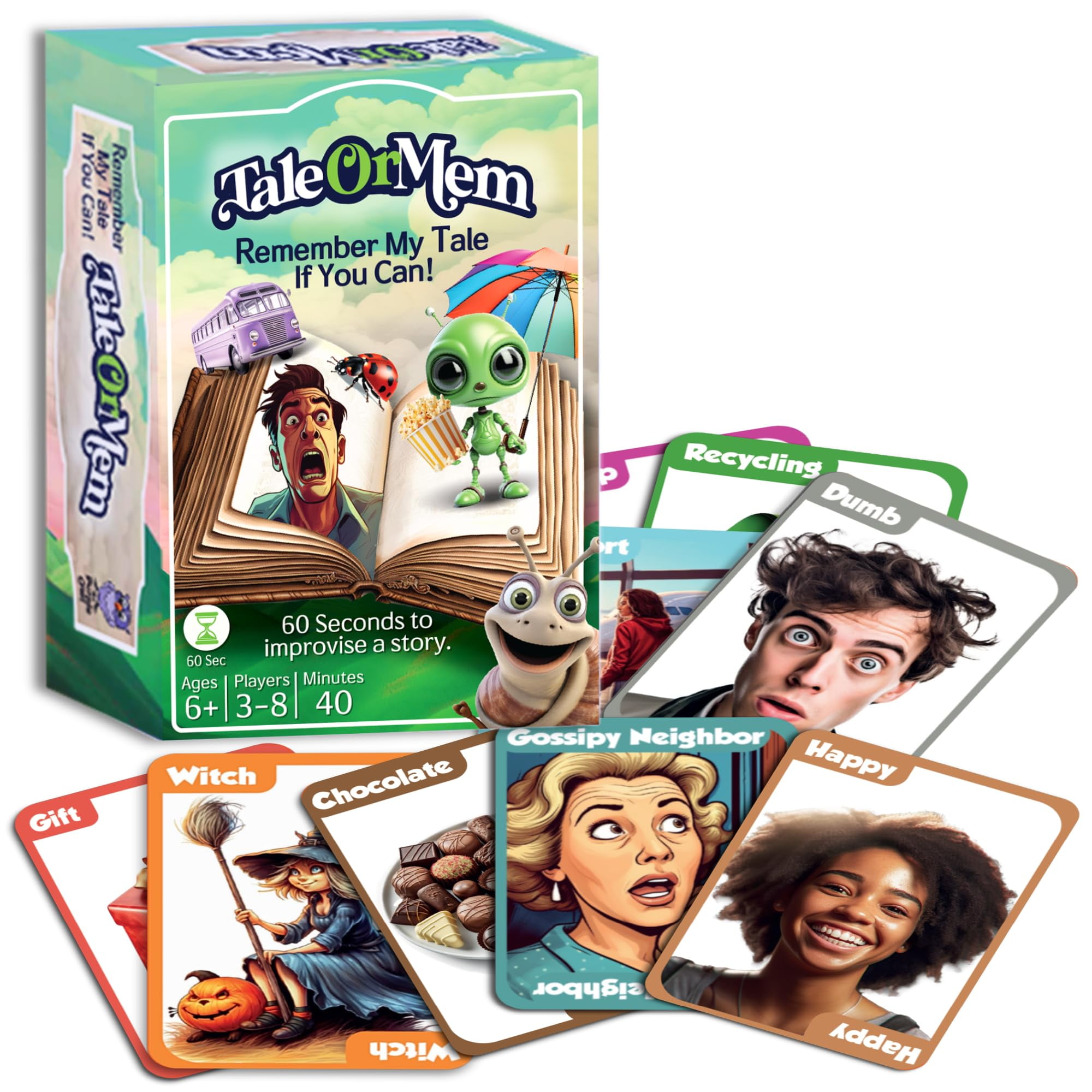 THE PURPLE OWL TaleOrMem TSF6 - Award-Winning Storytelling Cards, Card ...