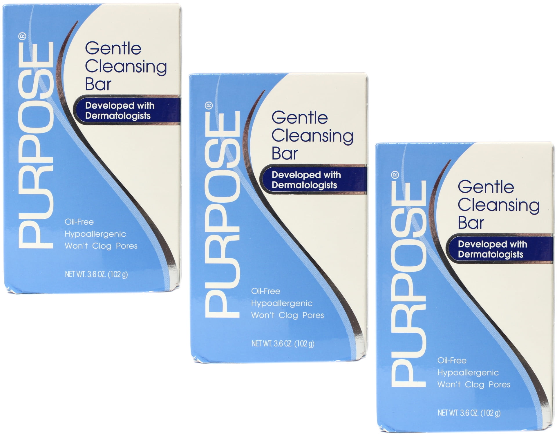 PURPOSE Cleansing Bar 3.60 oz (Pack of 3) - Walmart.com