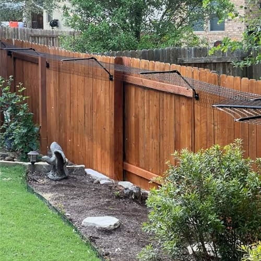 PURR…FECT Fence Conversion System for Cats - Cat-Proof Steel Toppers ...