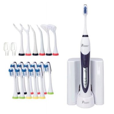 Pursonic sonic toothbrush with uv function with bonus 12 brush heads ...