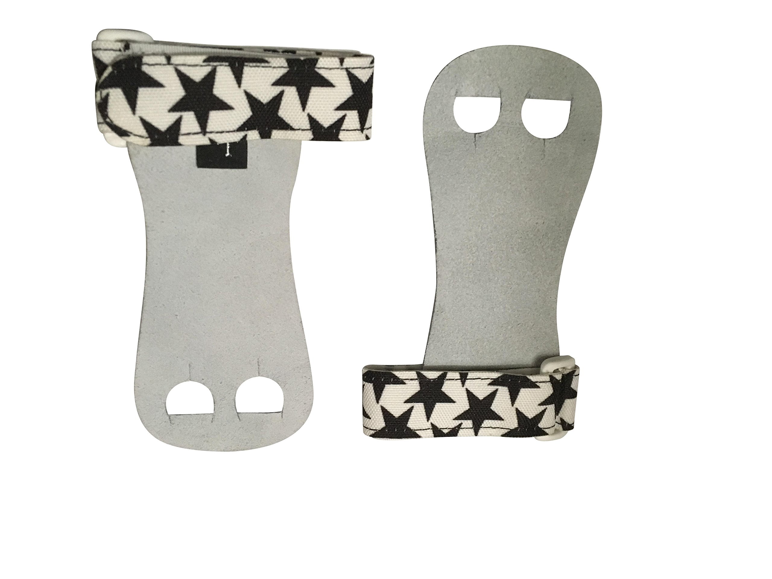 PUSH Athletic Gymnastics Youth Hand Grips (Black Stars,White Band ...
