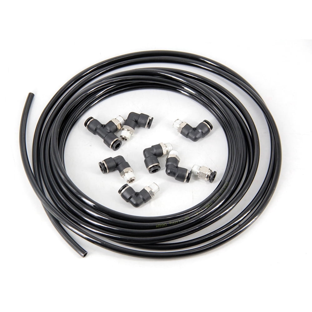 PUSH LOCK Boost Vacuum Line Air Fitting Kit Turbo Wastegate & Solenoid ...