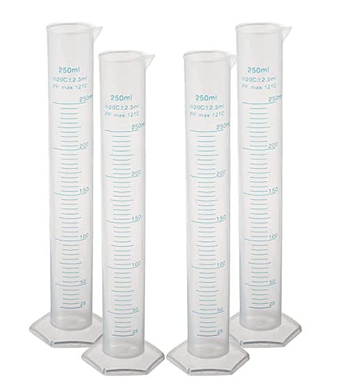 PUSHPA Measuring Transparent Graduated Cylinder for Laboratory Test for ...