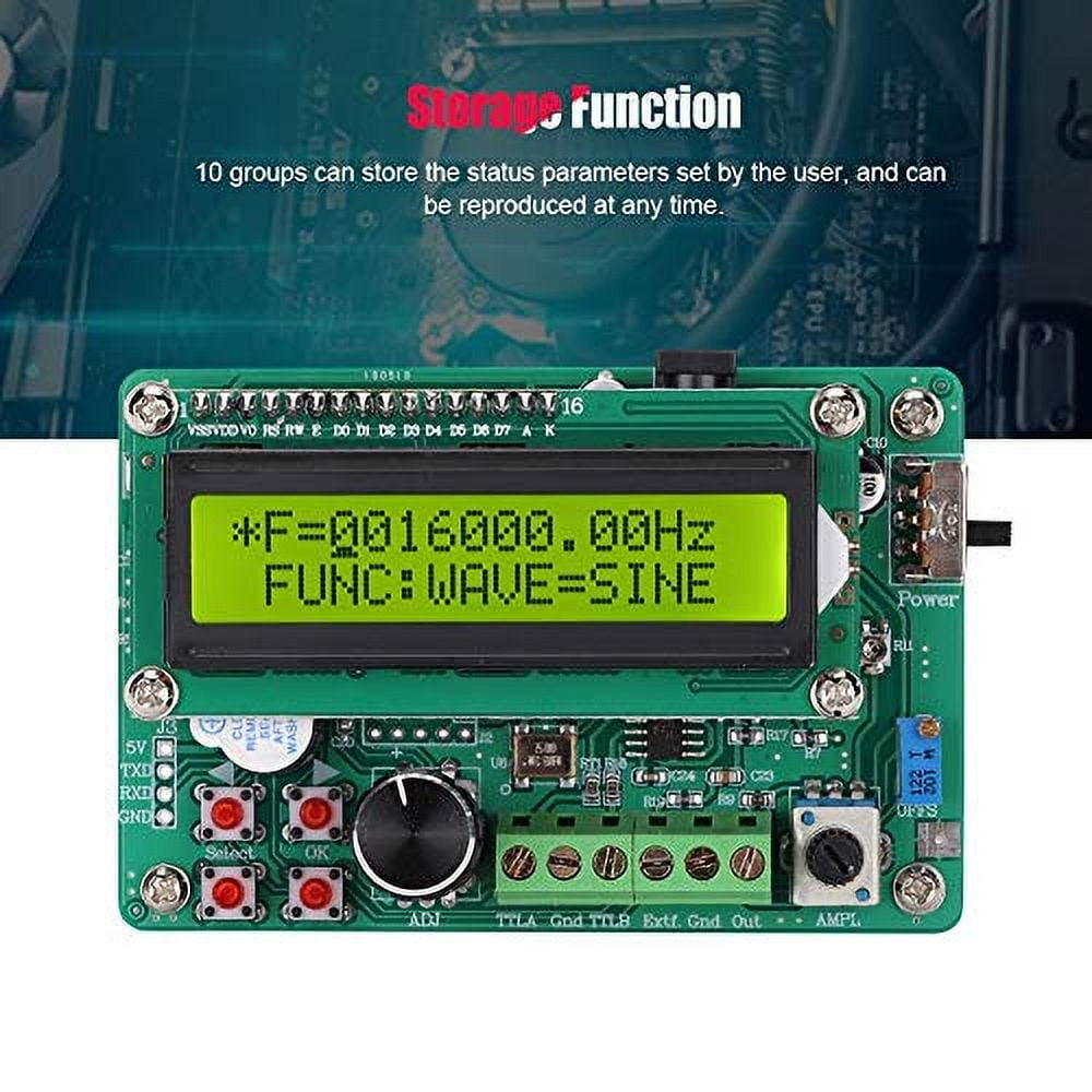 PUSOKEI Tangxi FY1005S DDS /Function Generator Module, with 60MHz Frequency Meter and Counter ...