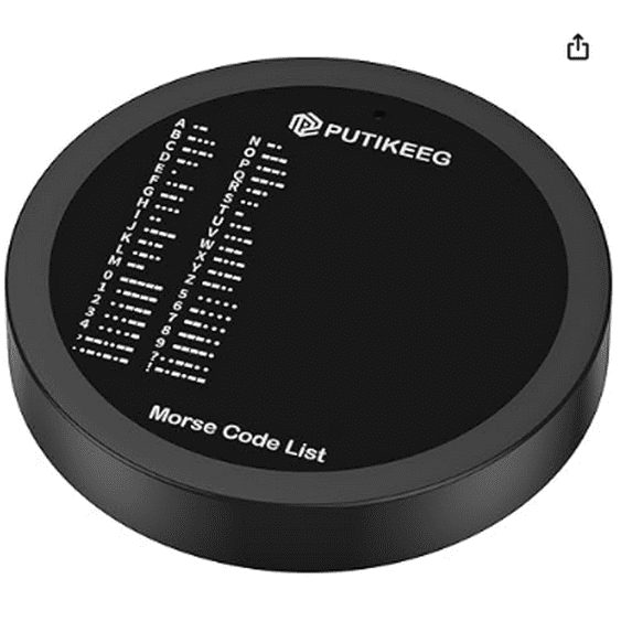 PUTIKEEG Morse Code Round Table Key morse code List Learning Shortwave ...