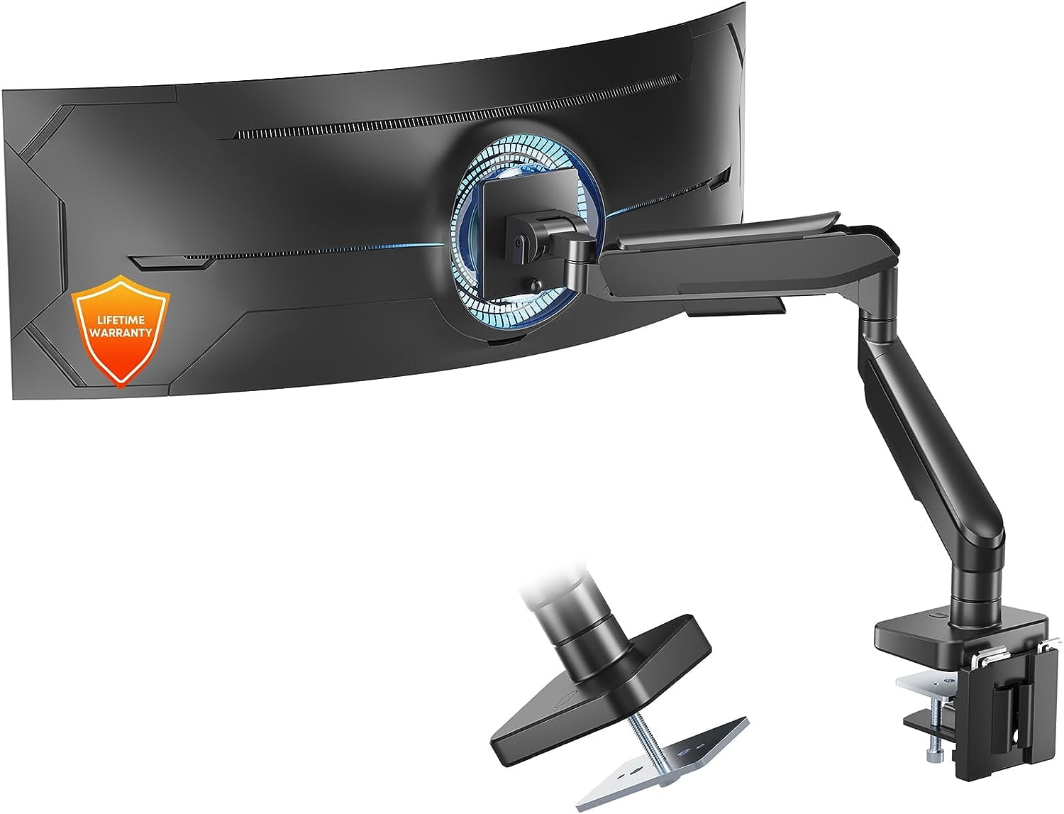 PUTORSEN 17-49 inch Premium Aluminum Single Monitor Arm - Walmart.com