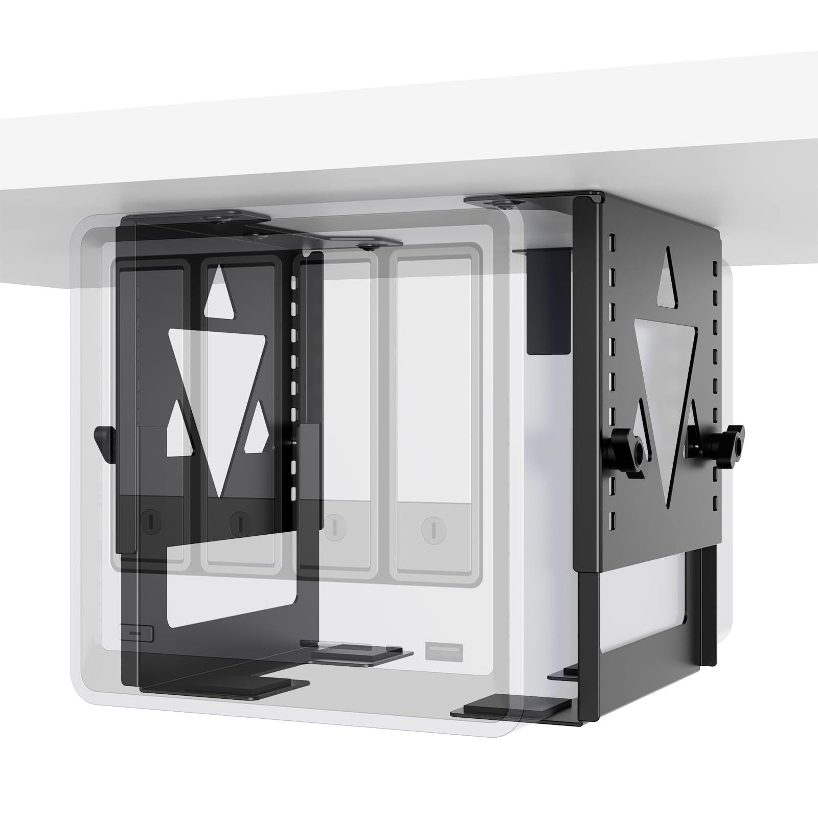 PUTORSEN Under Desk Mini PC Mount NAS Mount Bracket Holder, Height and ...