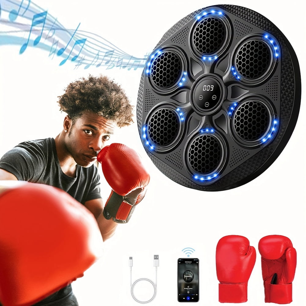 PUYA Smart Electronic Music Boxing Machine, Wireless Wall Mounted ...