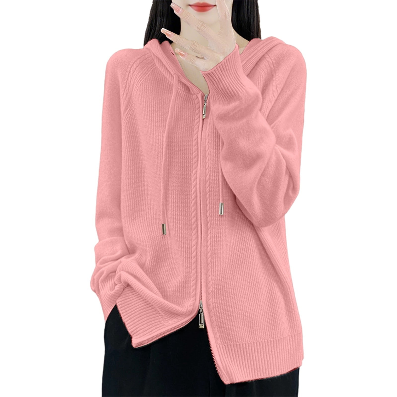 PUYAHG Women's Cardigan Sweater Chunky Knit Oversized Long Sleeve Cozy ...