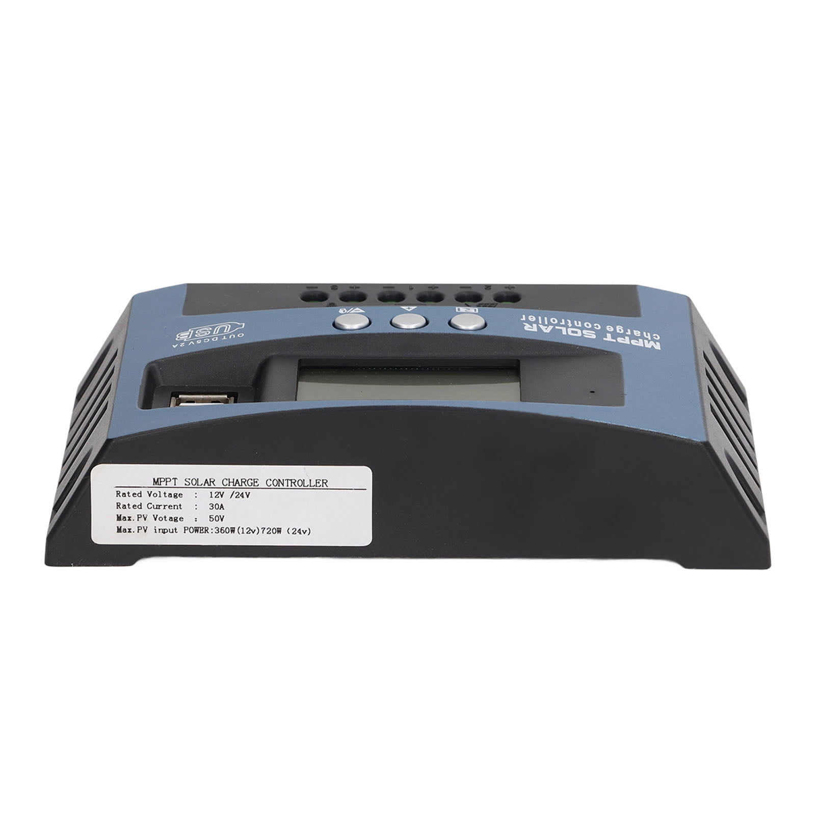 PV Controller with Duel Voltage Regulator LCD Multiple Protection MPPT Solar Panel Controller ...