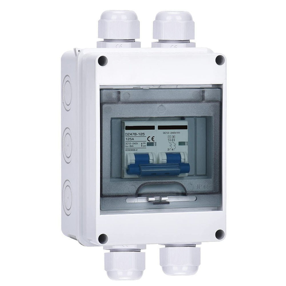 PV Disconnect Box DC12-240V Circuit Breaker Solar System Isolator ...