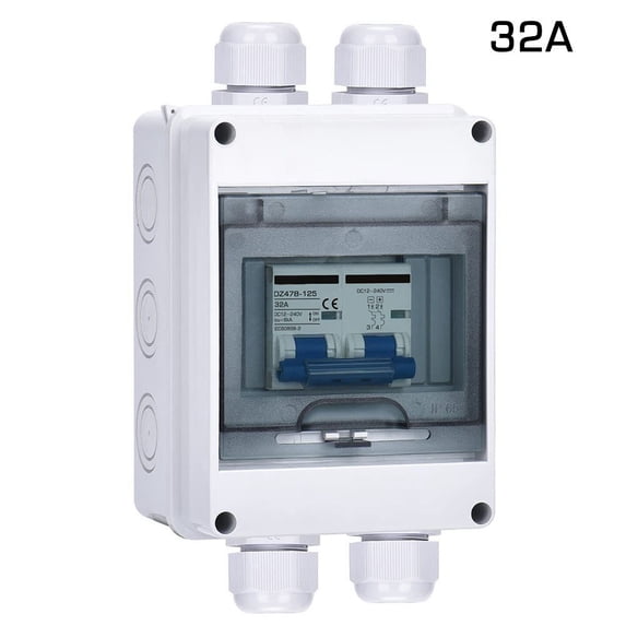 PV Disconnect Box DC12-240V Circuit Breaker Solar System Isolator ...