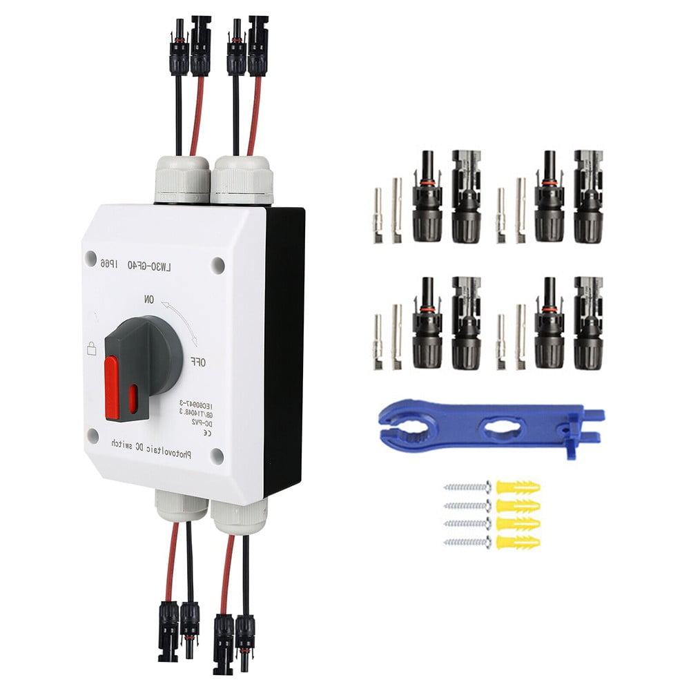 PV Disconnect Box DC1200V Circuit Breaker 32A Solar Isolator Switch ...