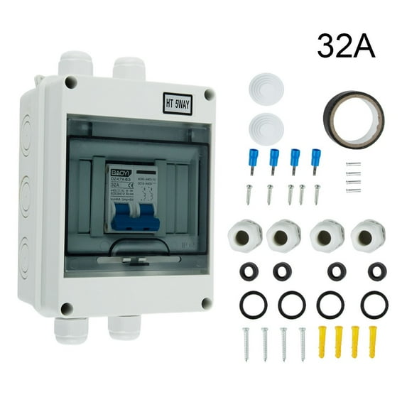 Pv Disconnect Box Dc440V Circuit Breaker Solar System Isolator Switch 6 ...