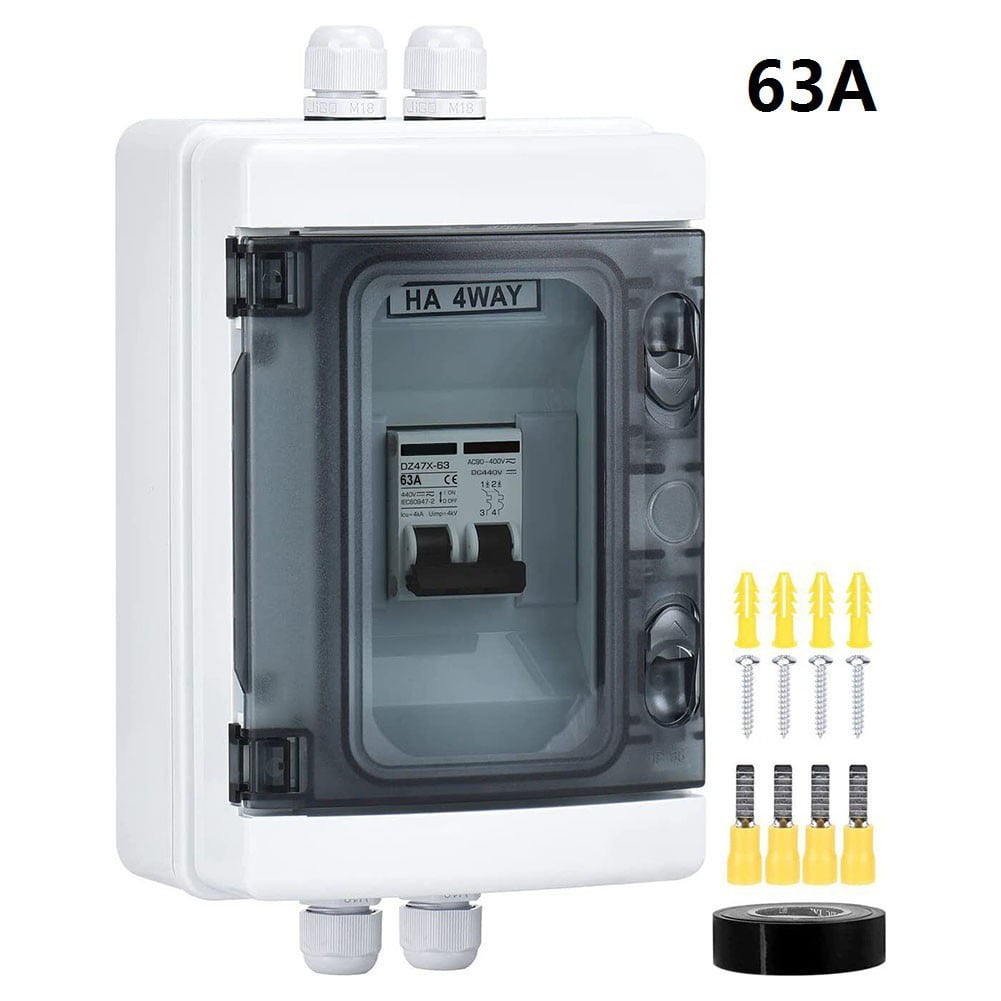 PV Disconnect Switch DC440V 15-60A IP65 Box Circuit Breaker for Solar ...