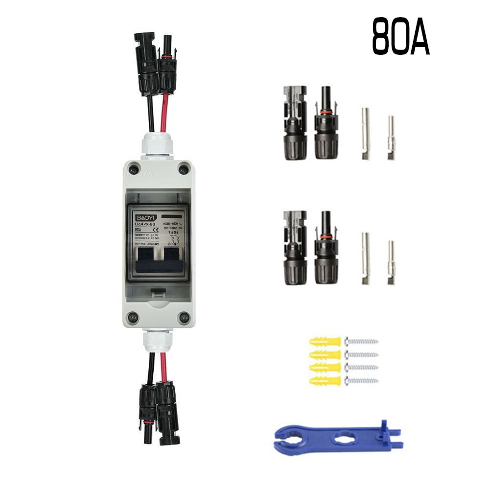PV Isolator Switch DC/AC 30A IP65 Disconnect Circuit Breaker for Solar ...