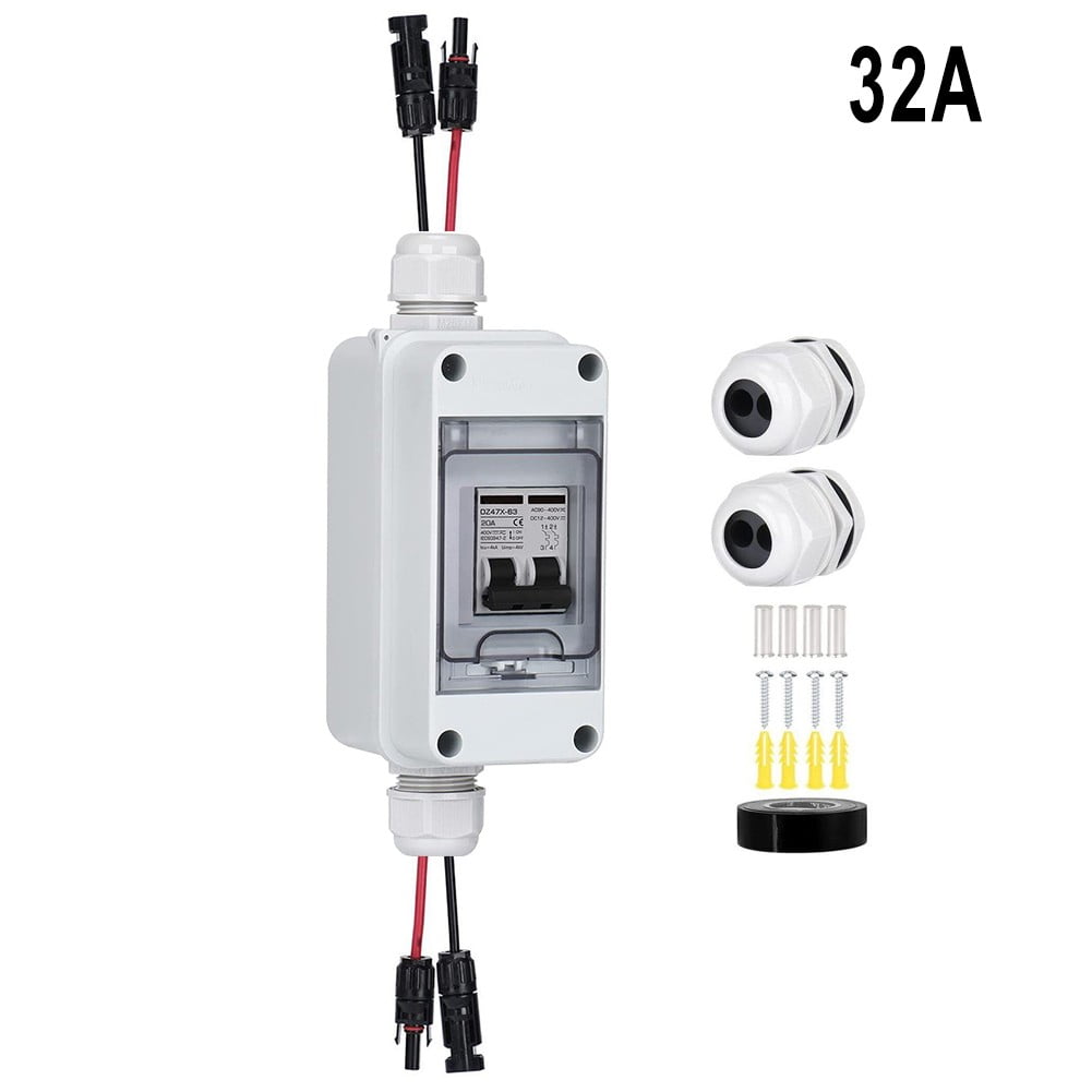 PV Isolator Switch DC/AC 30A IP65 Disconnect Circuit Breaker for Solar ...