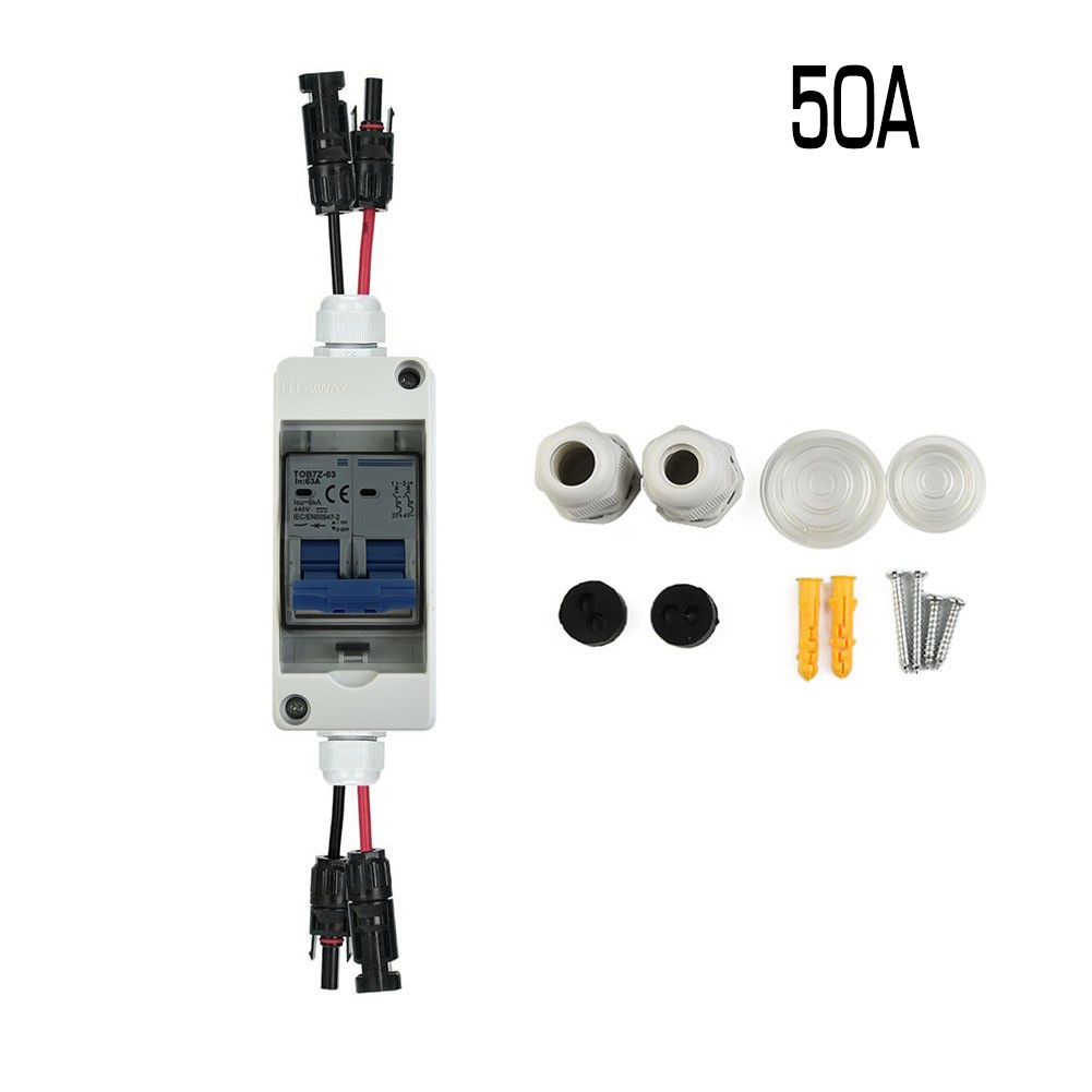 PV Isolator Switch DC/AC 30A IP65 Disconnect Circuit Breaker for Solar ...