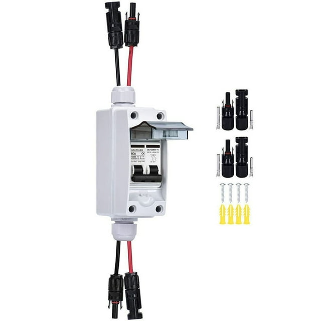 PV Isolator Switch DC1000V 63A IP65 Disconnect Circuit Breaker 2p For ...