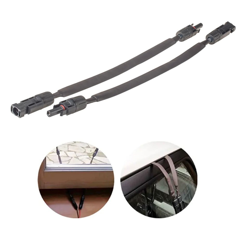 PV Solar Cable Feedthrough Flexible Flat Extension With Plug Window ...