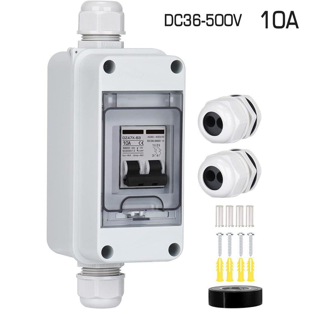 PV disconnector DC36-500V solar energy disconnector new waterproof box ...