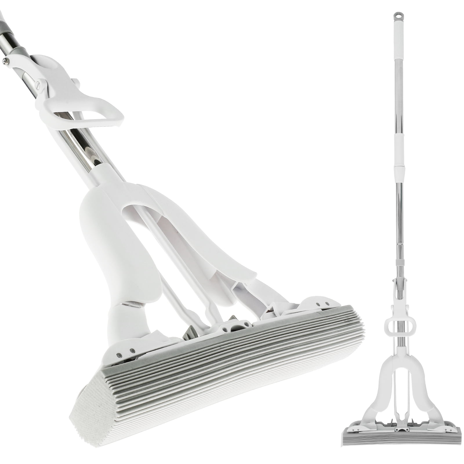 PVA Sponge Mop with Adjustable Handle Super Absorbent Sponge Roller Mop ...