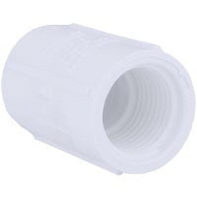 1PC Charlotte Pipe Schedule 40 Threaded PVC Coupling - Walmart.com